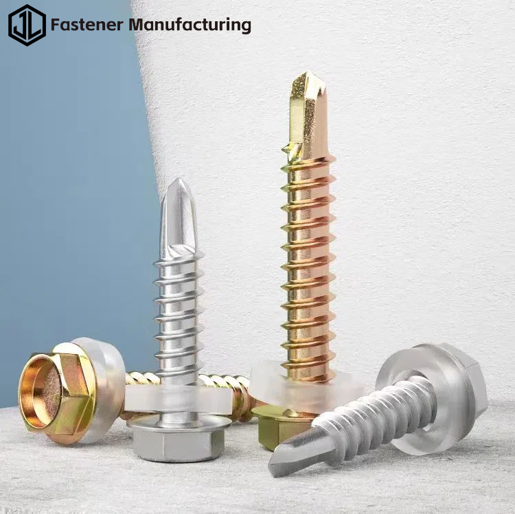 Hexagon Flange Head Self-Drilling Screws – Jiulong (Hebei) Fastener ...